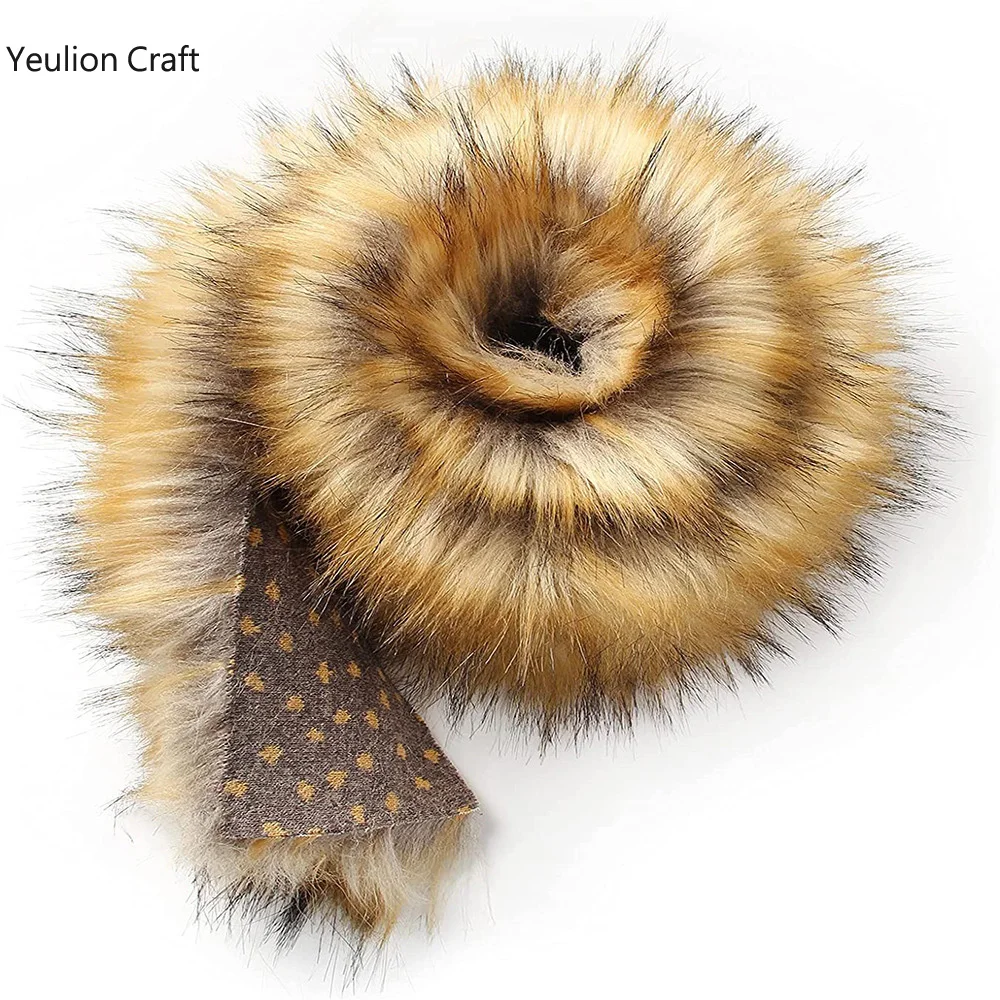 1PC-Faux-Fur-Lace-Ribbon-Stripes-Fluffy-Trim-Clothing-Collar-Hat-Cuffs ...