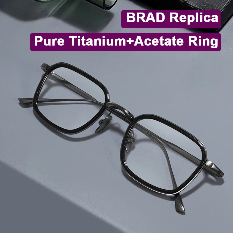 Japan Luxury Brand Replica Pure Titanium + Acetate Ring Business ...