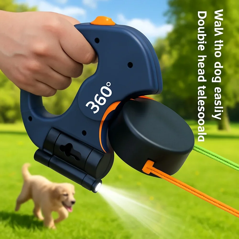 Retractable - Equipped with Pick-up Bag Storage Area, 360° Rotation ...