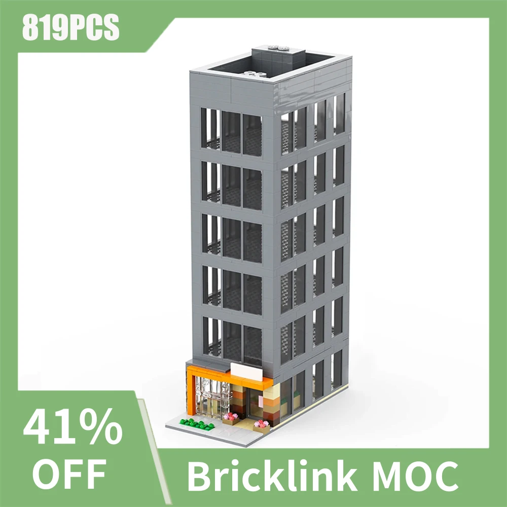 Street-View-Moc-Building-Blocks-para-Crian-as-Modular-Dippin-Donuts-Id ...