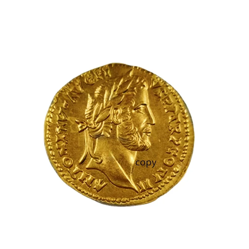 Greek-Goddess-Knight-Commemorative-Gold-Ancient-Rome-Replica-Coin ...