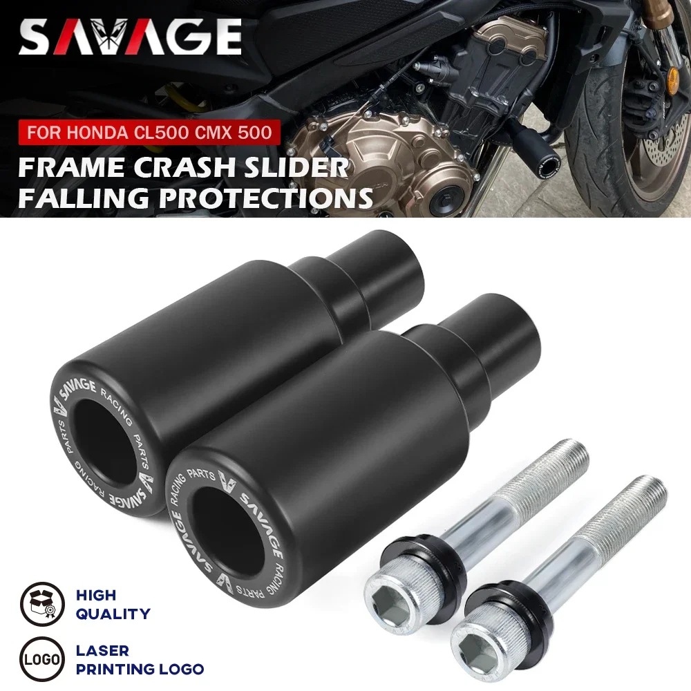 For-HONDA-Rebel-500-CMX500-Frame-Slider-Crash-Protector-CMX-500-2017 ...