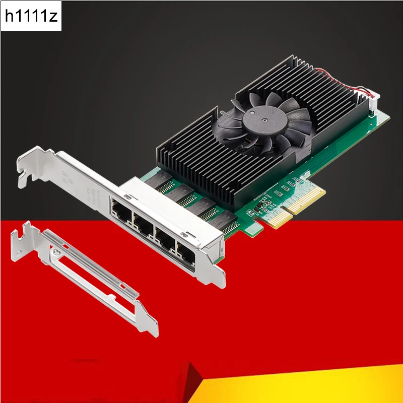 Placa-de-rede-ethernet-gigabit-pci-express-x4-a-4-portas-rj45-10-100 ...