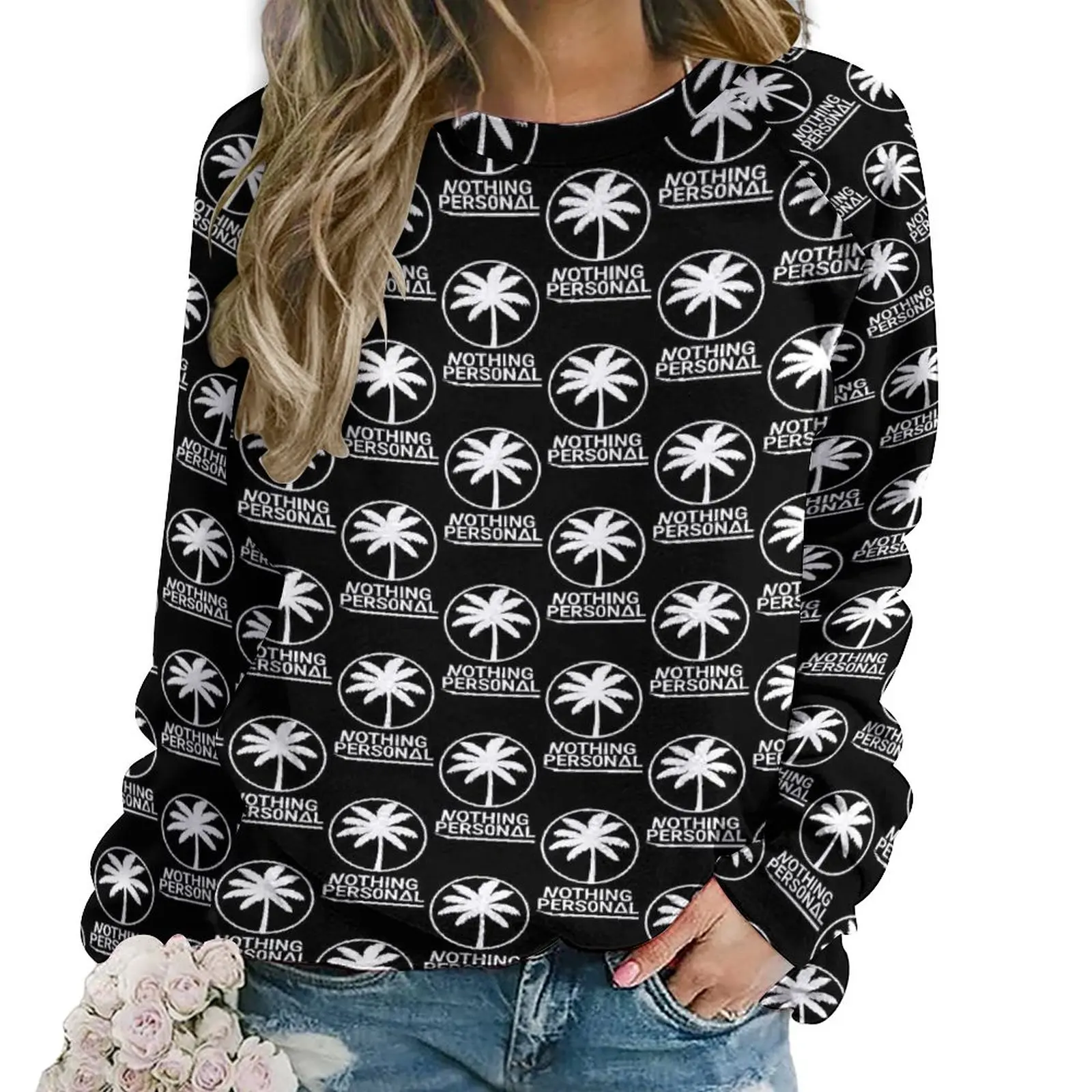 Palm-Trees-Casual-Hoodies-Plants-Print-Funny-Design-Hoodie-Spring-Long ...