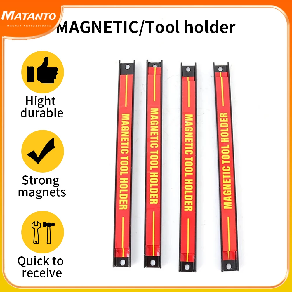 Magnetic-Holder-Metal-Magnet-Tool-Organizer-Bar-Long-Strip-Garage ...