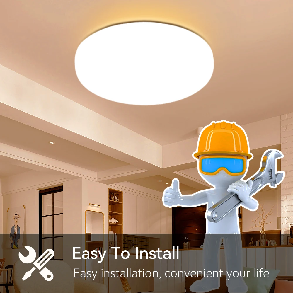 Ceiling Lamp Led Light Fixtures 220V Home Top Bedroom Dome High Quality ...