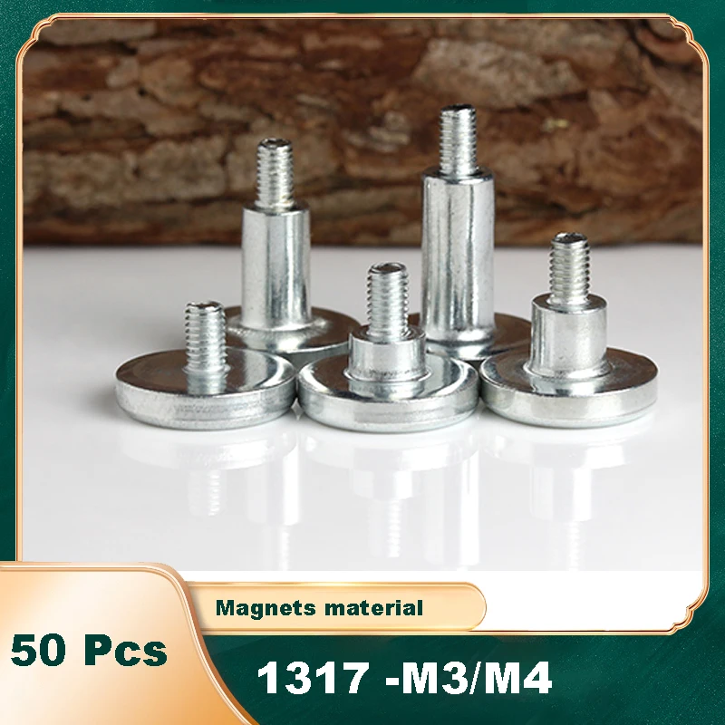 50pcs-1317-M4-Outside-Thread-Magnet-Screw-Led-Display-Module-Magnetic ...