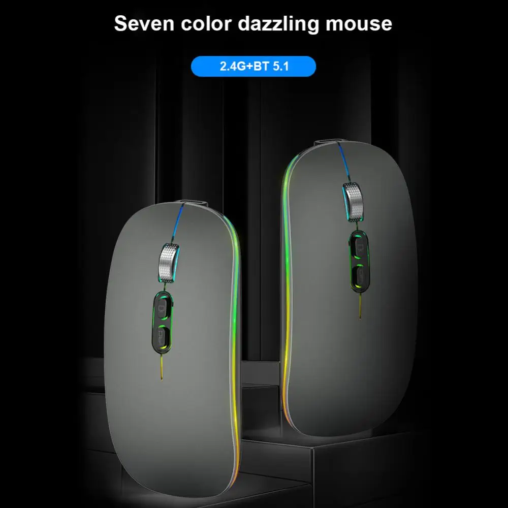 2-4GHZ-Wireless-Mouse-Type-C-Rechargeable-Ultra-Thin-Portable-Dual ...