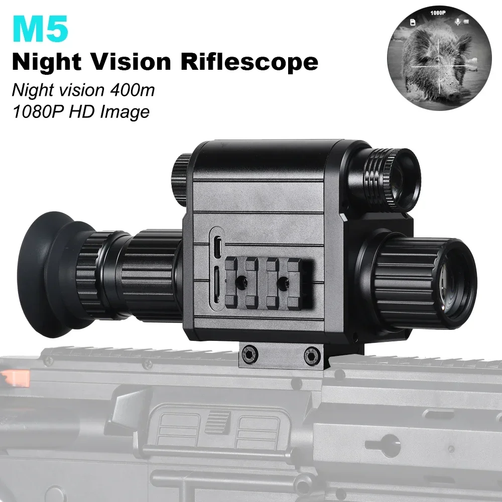 M5-Digital-Riflescope-Night-Vision-Scope-Sight-Infrared-Monocular-1080P ...