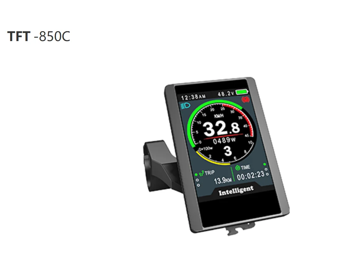 APT TFT-850C LCD Display Electric Bike Instrument Monitor e-Bike ...