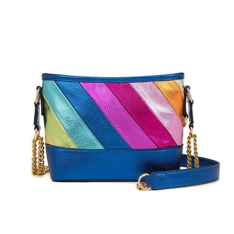Fashion-Rainbow-Handbag-Women-s-Luxury-Designer-Shoulder-Purse-Retro ...