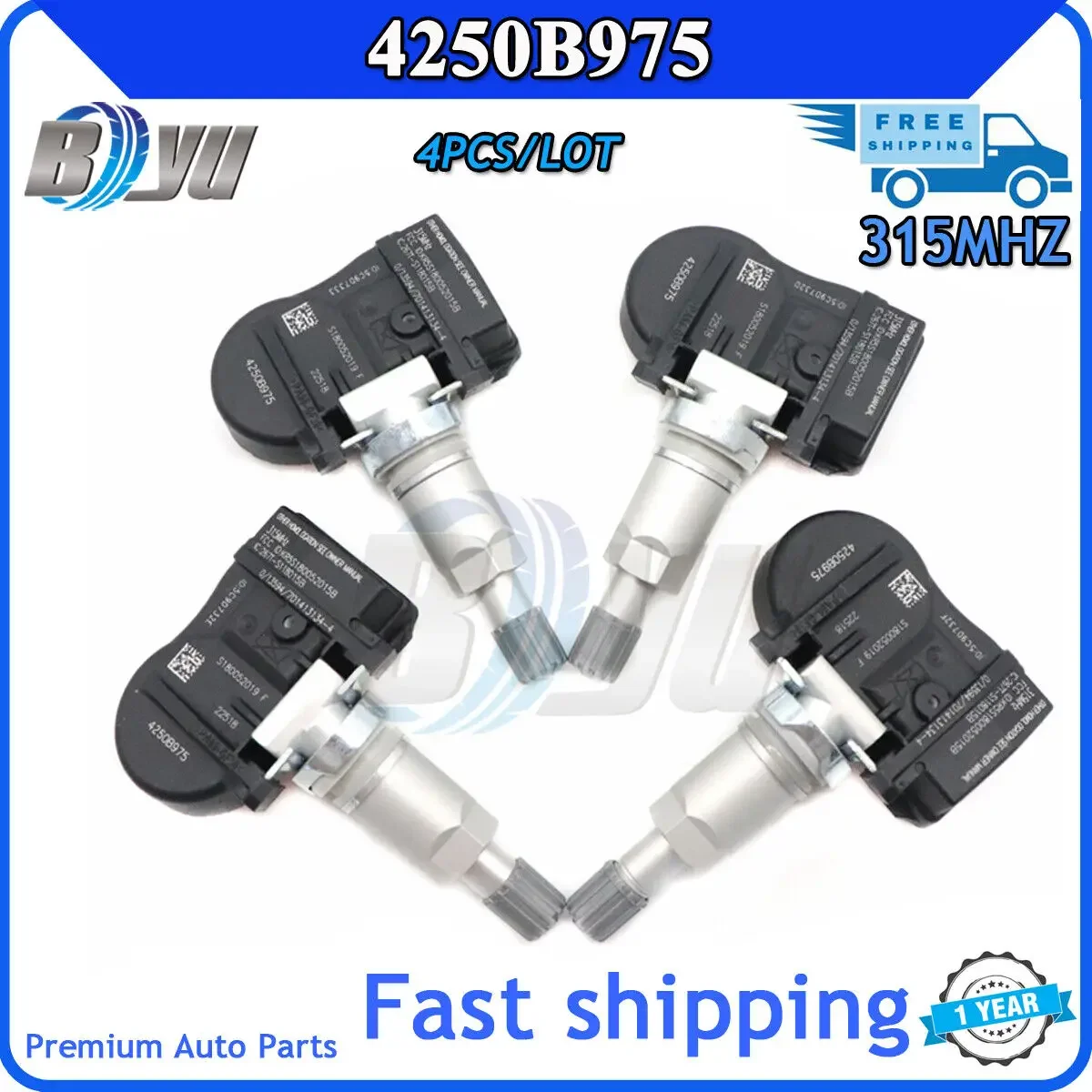 TPMS-Tire-Pressure-Sensor-Monitor-Systems-315MHz-for-Mitsubishi-Lancer ...