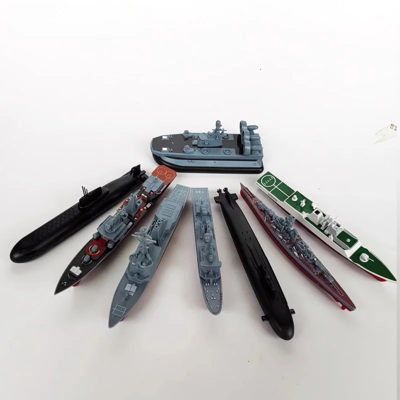 4D Assemble Battleship Ship Model 8pcs Destroyers Coast Guard Ship ...