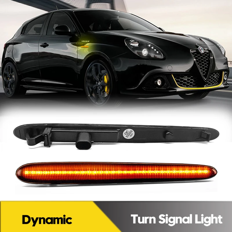 2Pcs-Canbus-LED-Dynamic-Side-Marker-Light-Car-Turn-Signal-Lamps-For ...