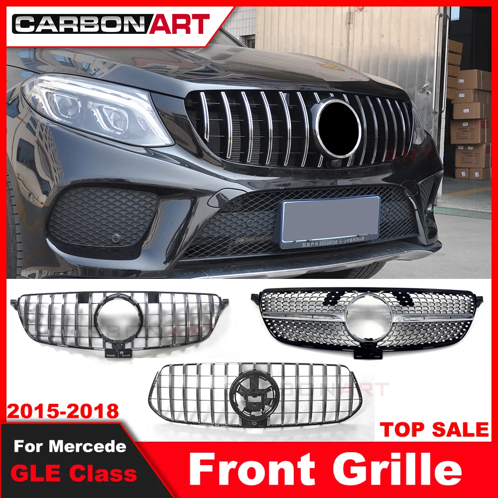 2016-2022 Year GLE Class W166 Grille W292 GT grille for bens GLE coupe ...