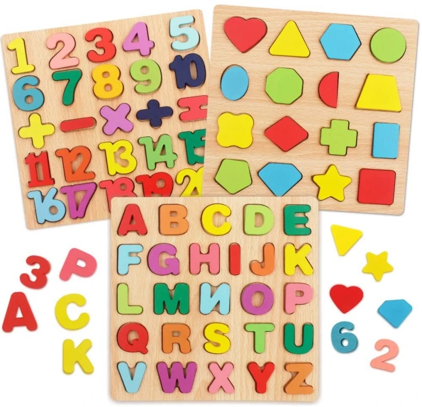 Wooden-Puzzles-for-Toddlers-1-3-Montessori-Baby-Learning-Alphabet ...