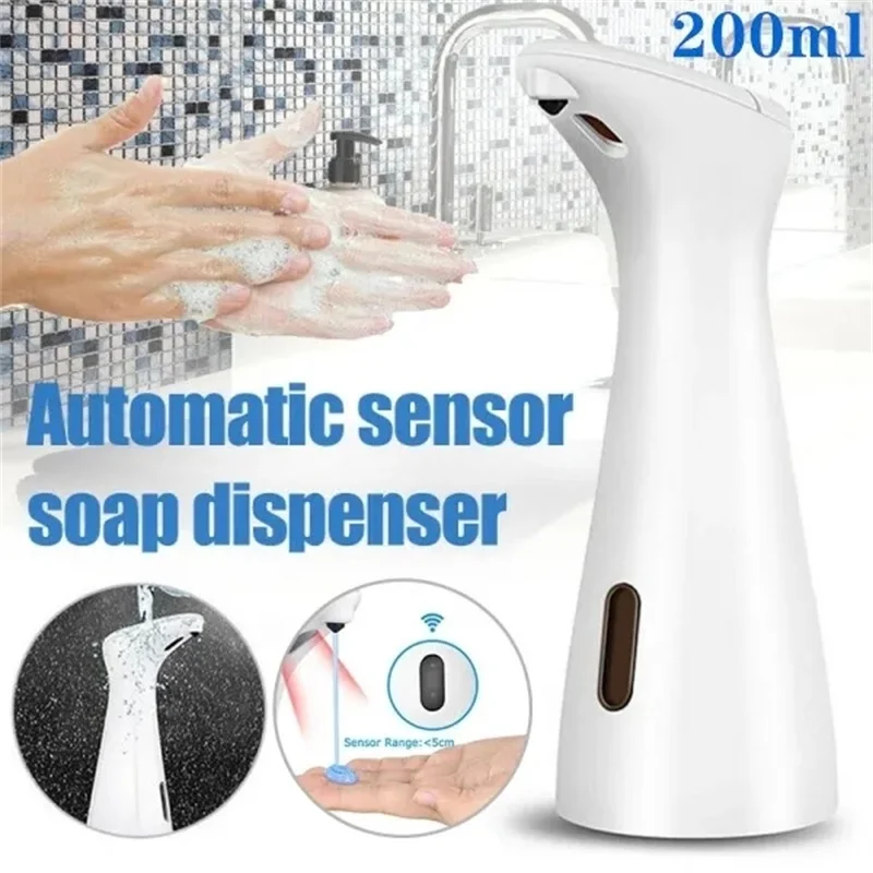 Automatic-Soap-Dispenser-Bathroom-Kitchen-Touchless-Liquid-Hand-Wash ...