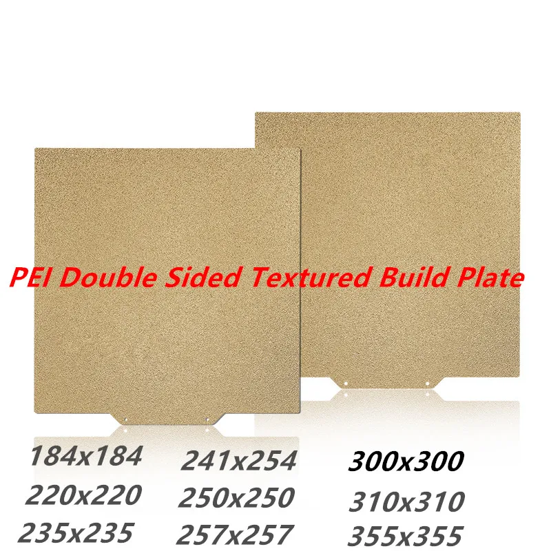 ENERGETIC PEI Double Side Textured Build Plate 184/235/250/257/310 ...