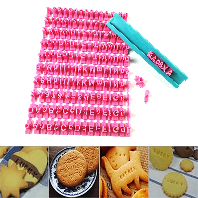 Home-Kitchen-Alphanumeric-Cookie-Mold-Plastic-Alphabet-Stamp-DIY ...