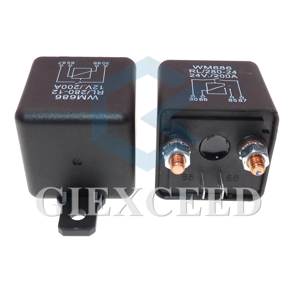 General Purpose Relays Business & Industrial 12V DC 200A High Power Car ...