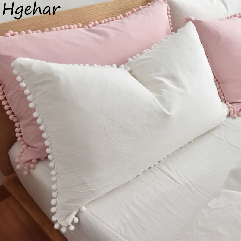 Household-Plain-Pillowcase-Single-Breathable-Zipper-Removable-Pillow ...