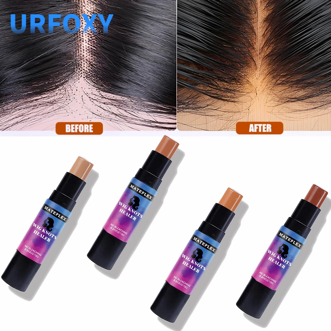 Wig-Lace-Dyeing-Stick-With-Brush-Double-Head-Wig-Knots-Concealer-Stick ...