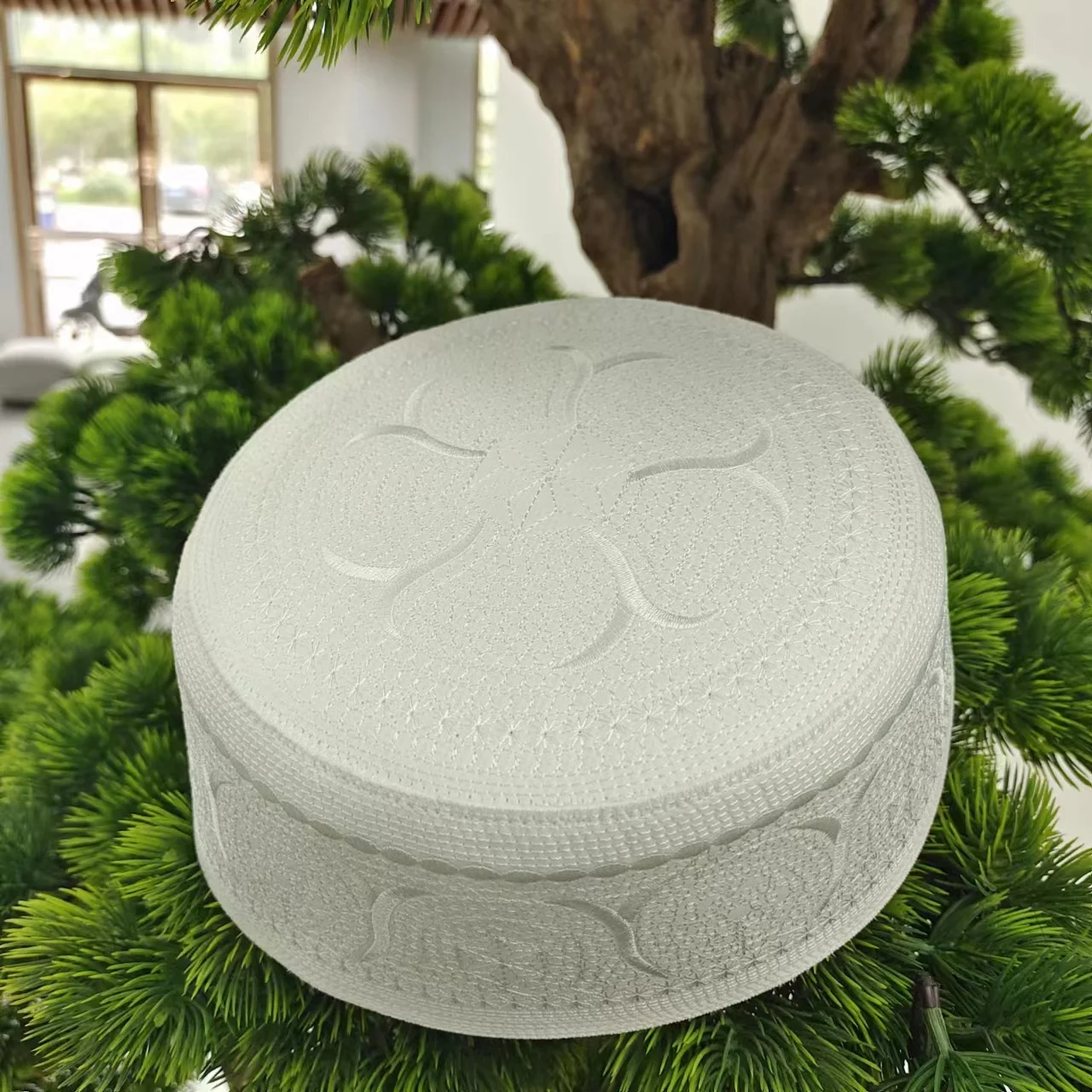 Muslim Men Hat Cap White Prayer Kufi Islam Bonnet Islamic Hijab Saudi ...