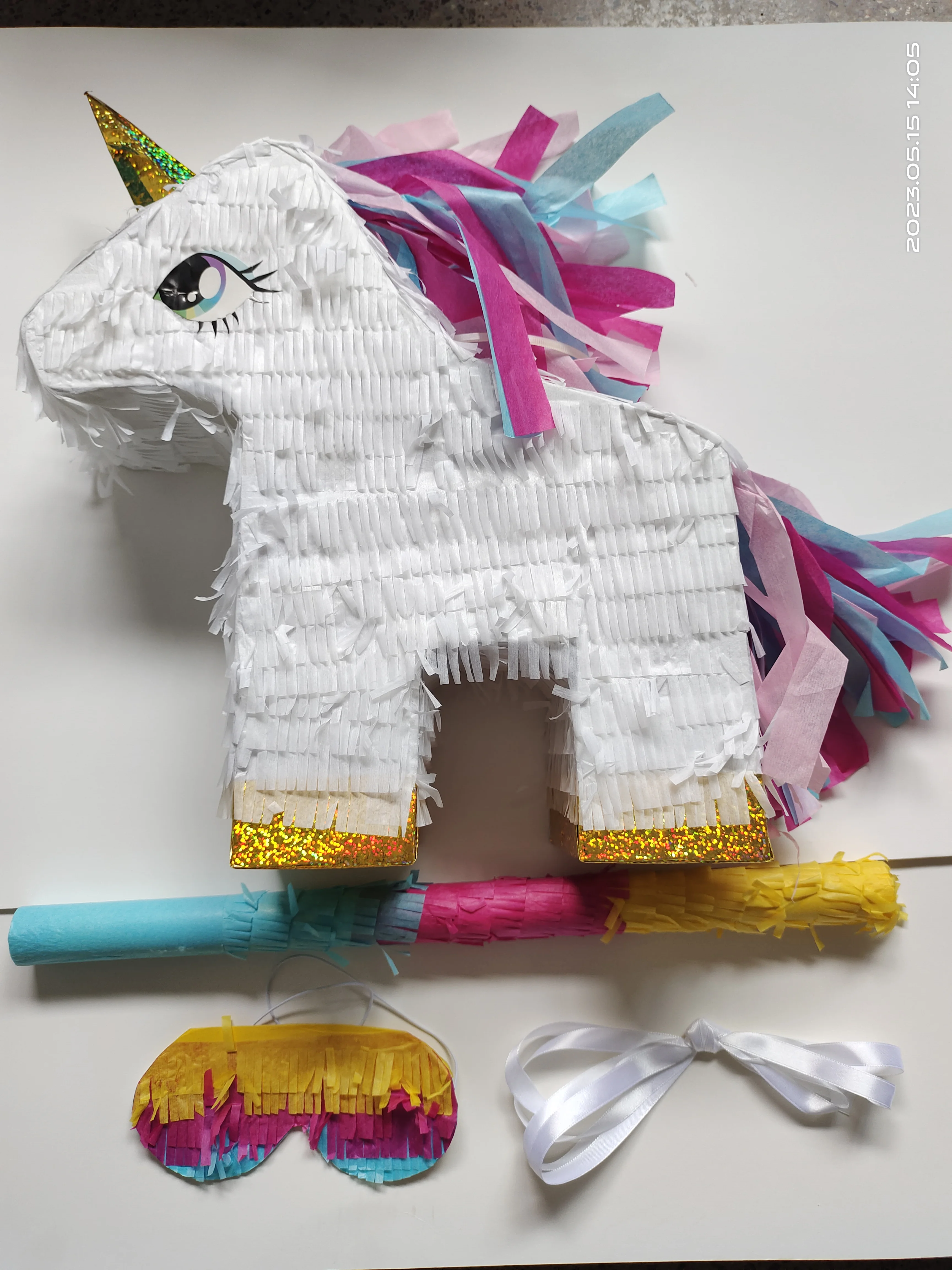 1-SET-Box-Big-Size-Unicorn-with-a-Blindfold-and-BatBirthday-Party-pi ...