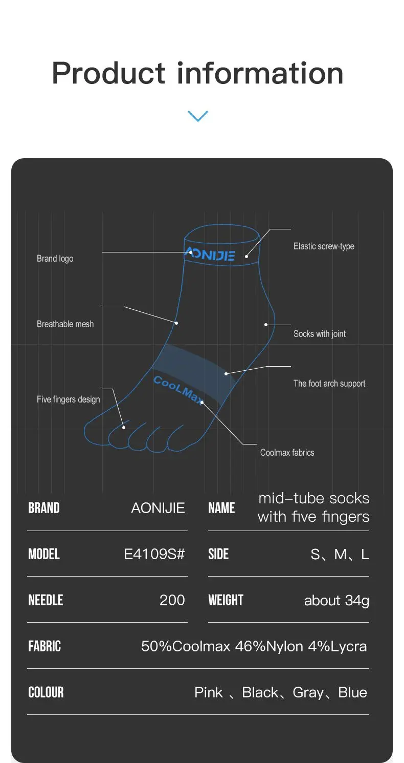 Toe Sport Sock Manufacturers Logos