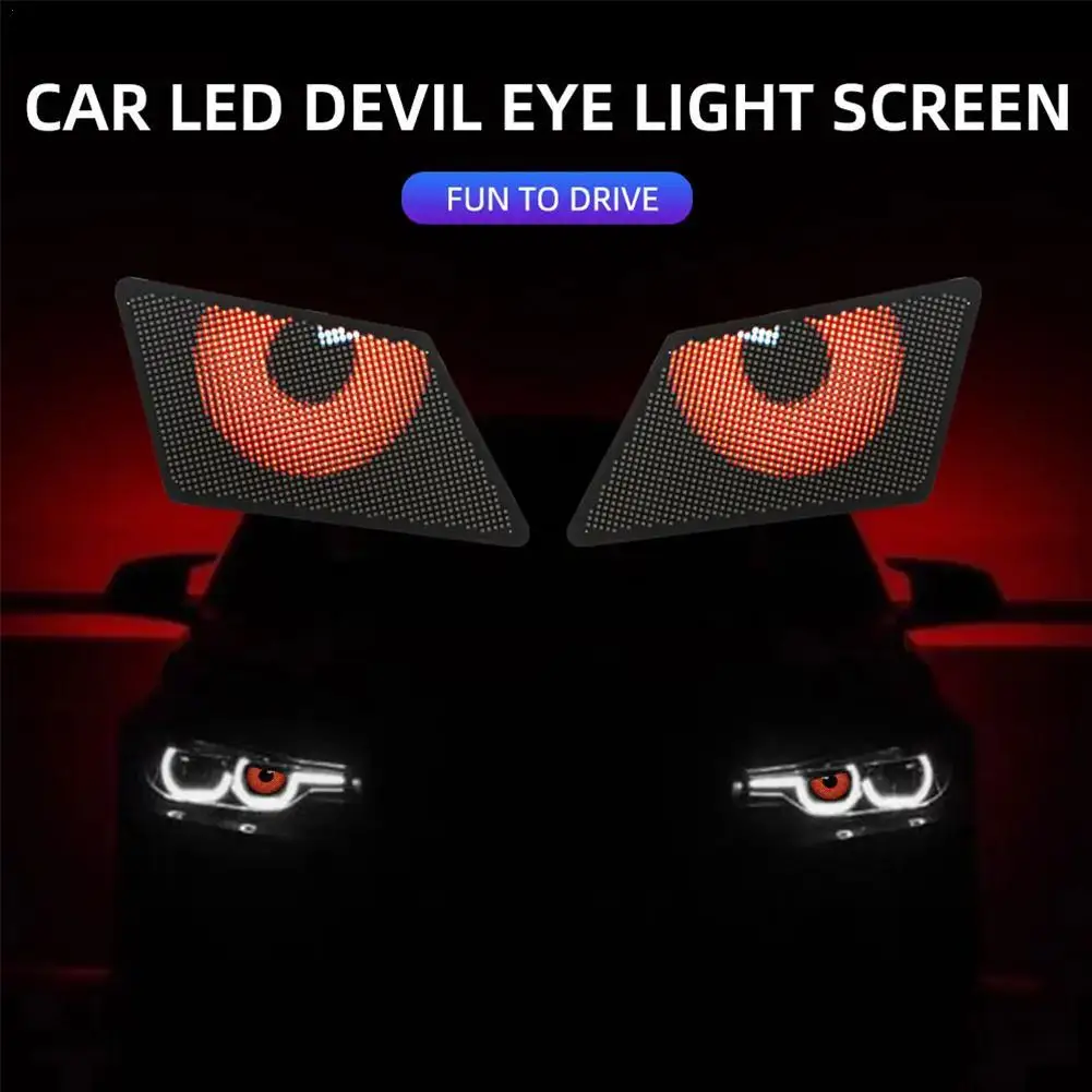 Car-Devil-Eyes-Light-Modification-Winking-Eye-Animation-Led-Display ...