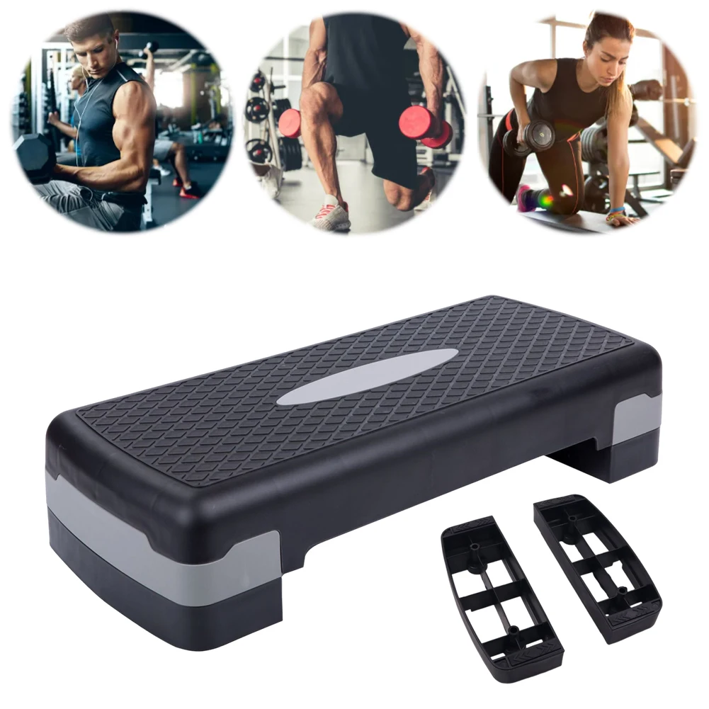 1Pair Fitness Step Pedal Base Adjustable Cardio Pedal Exerciser Base ...
