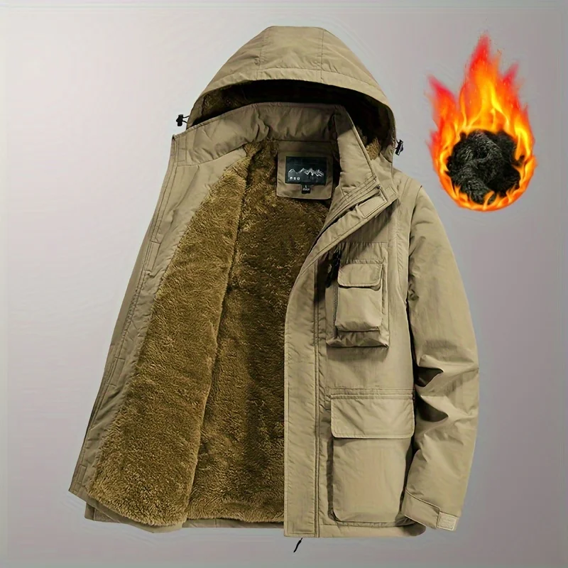 Men's Cold Jackets Military Coat Sports Sweat-shirts Winter Work Wear ...