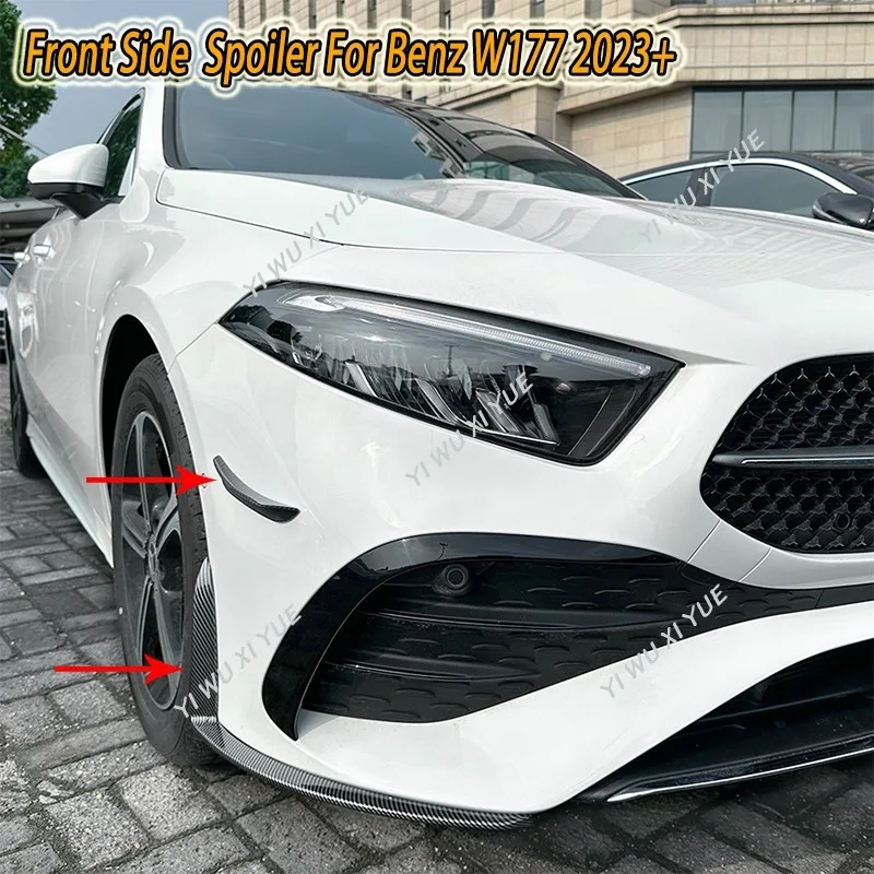 For-Mercedes-Benz-W177-A180-A200-A35-AMG-Facelift-2023-Front-Bumper-Lip ...