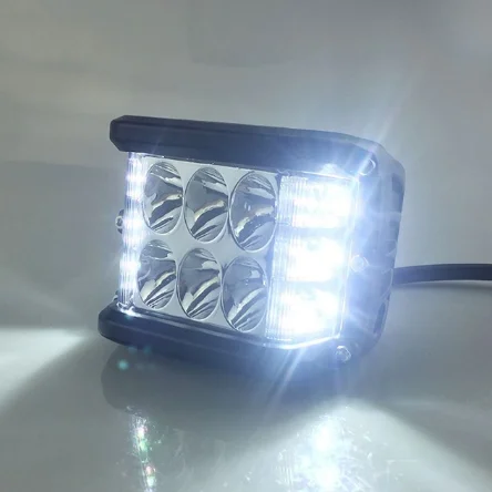 4"LED Work Light 2x Dual Side Shooter Led Light 45W Led Pod Off Road ...