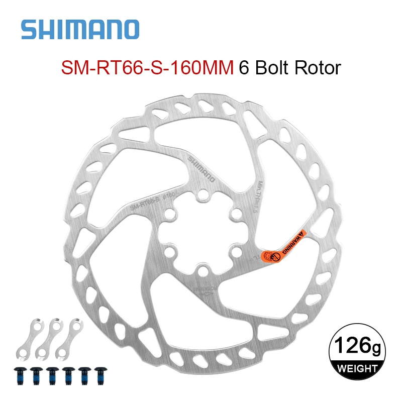 SHIMANO SM-RT76 SM-RT66 SM-RT64 SM-RT54 Disc Brake Rotors 160mm SM-RT66 ...