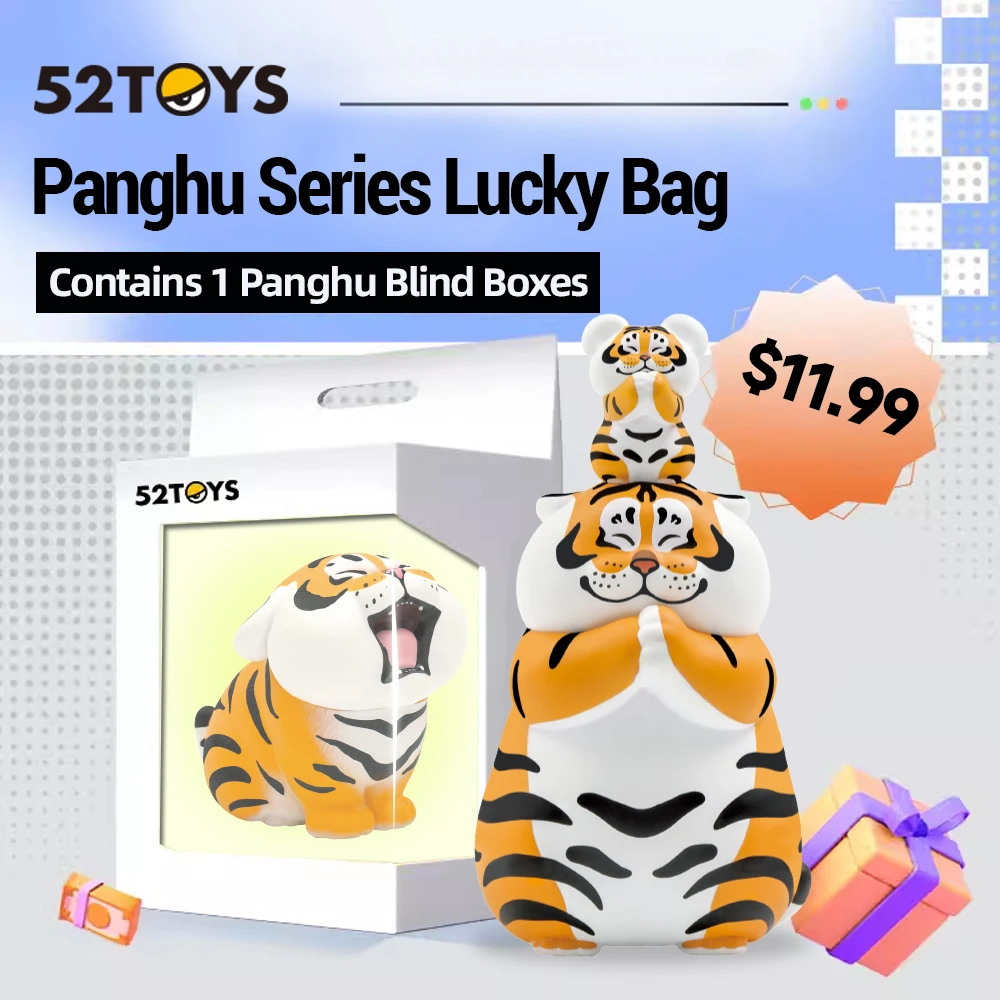 52TOYS Blind Box Panghu Chubby Tiger Lucky Bag
