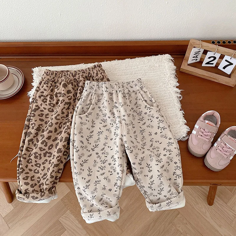1-5-Years-Full-Leopard-Print-Warm-Fleece-Padded-Children-Pants-INS-Hot ...