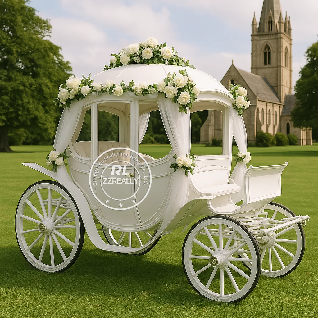 Leisure Travel Horse Cart Elegant Electric Royal Carriage Vehicle ...