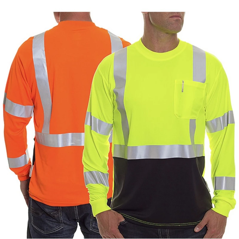 Safety-Shirts-for-Men-Reflective-Shirt-for-Work-Summer-Quick-Dry-High ...