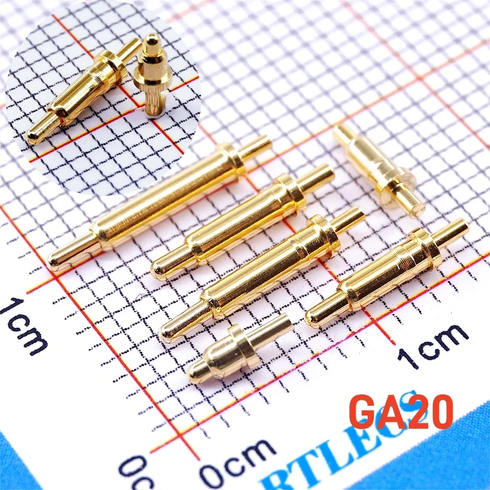 5-500Pcs-Pogo-Pin-Connector-Pogopin-Battery-Spring-Loaded-Through-Hole ...