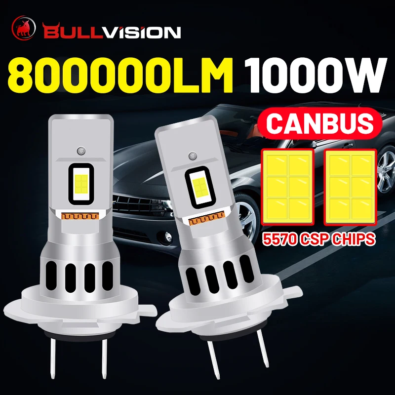 Bullvision-H7-LED-Headlights-Canbus-No-Error-1000W-Car-Headlights-Bulbs ...