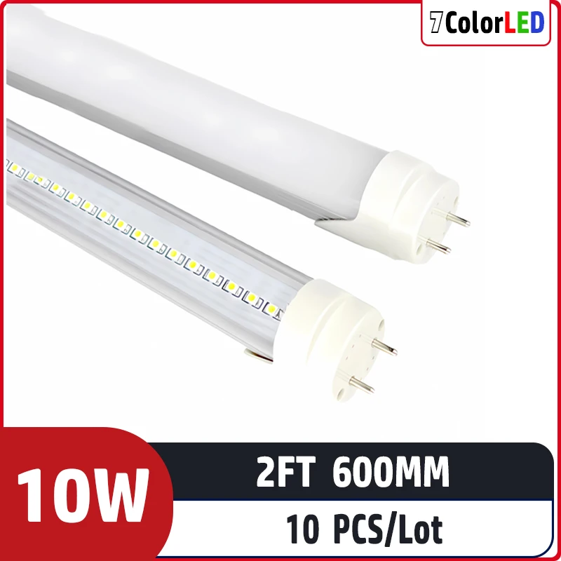 10pcs-lot-2ft-600mm-10w-AC85-265V-input-Led-Fluorescent-lamp-For-Home ...