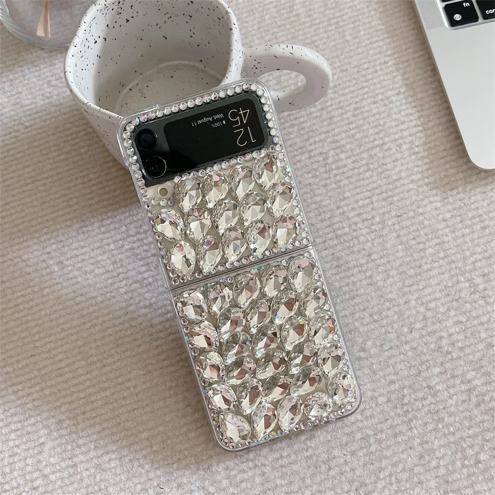 3D Bling Glitter Rhinestone Diamond Phone Case For Samsung Galaxy Z ...