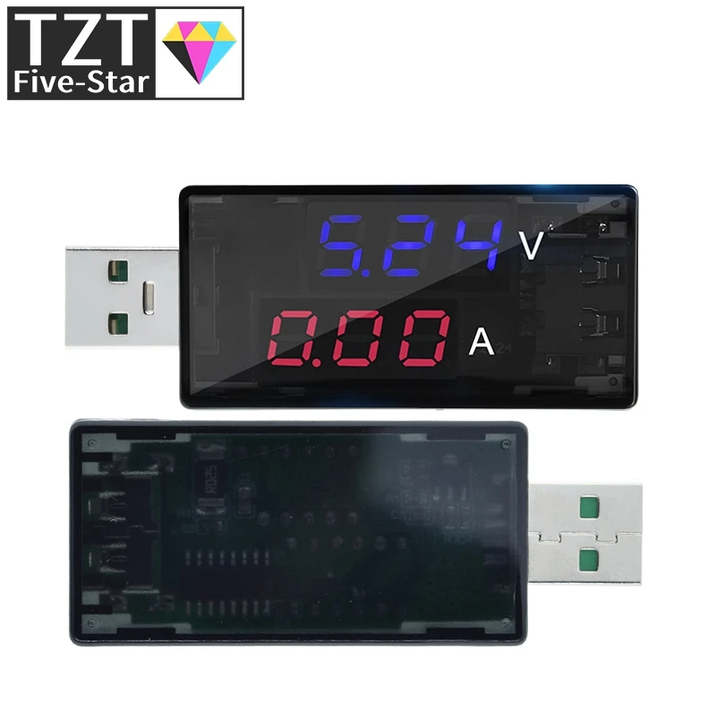 6.5A 120W USB Power Meter Tester Mobile Power Charging Voltage Current ...