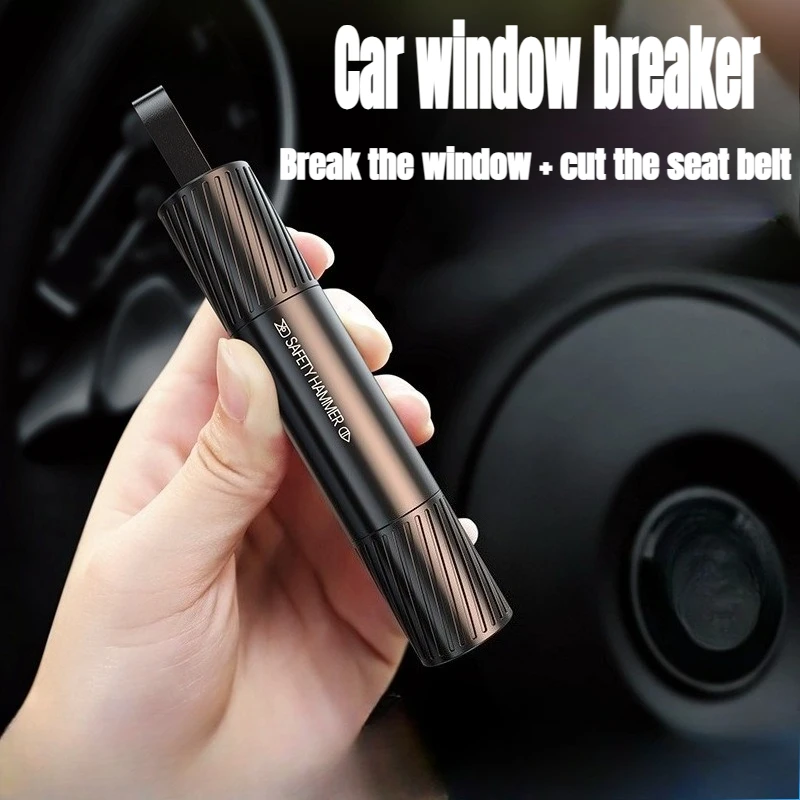 Multi-Functional Vehicle Escape Tool: Spring-Loaded Window Breaker with ...