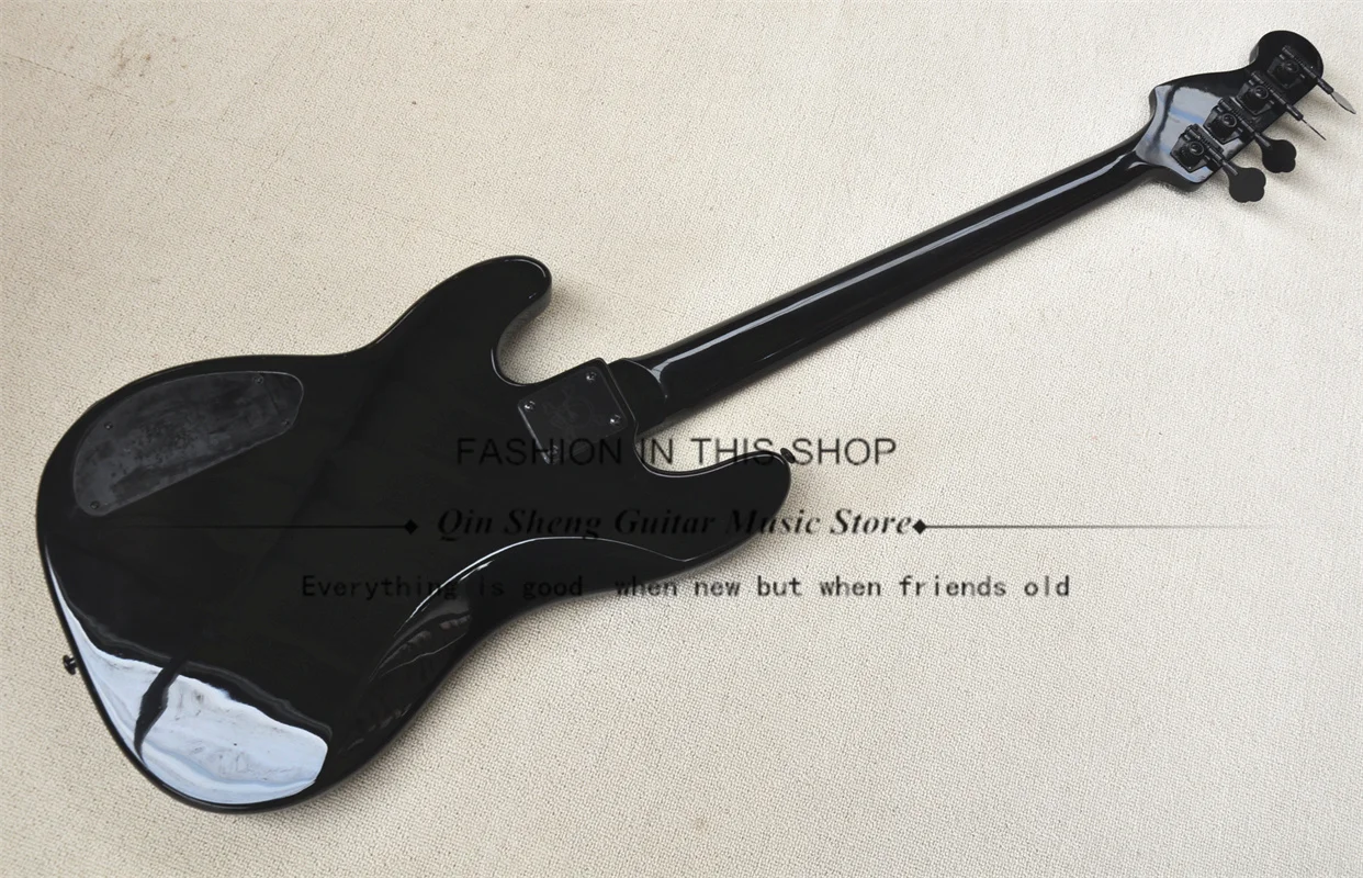 Black Bass Guitar 4 String