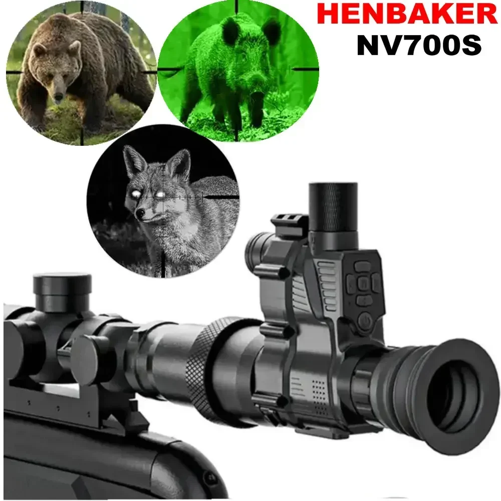HENBAKER-mira-telesc-pica-NV700S-4x-14x-monocular-de-visi-n-nocturna ...