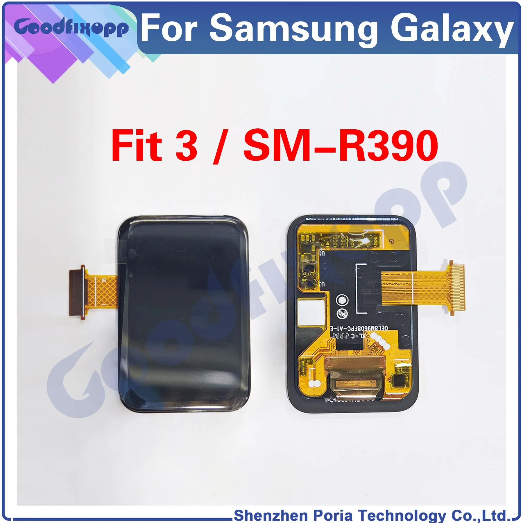 For Samsung Galaxy Fit 3 SM-R390 R390 Fit3 LCD Display Touch Screen ...