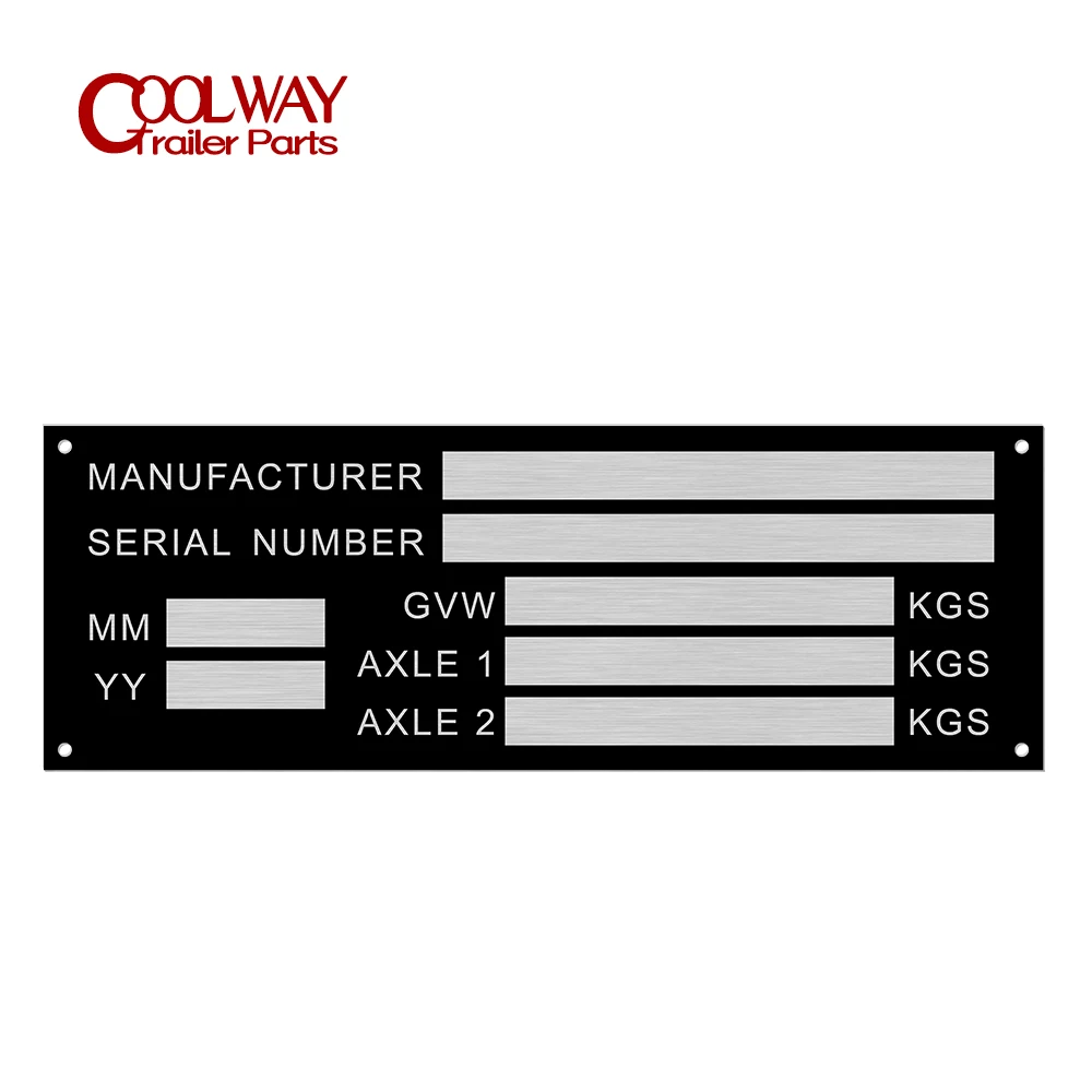 Targhetta-identificativa-per-veicolo-in-alluminio-bianco-o-inciso ...