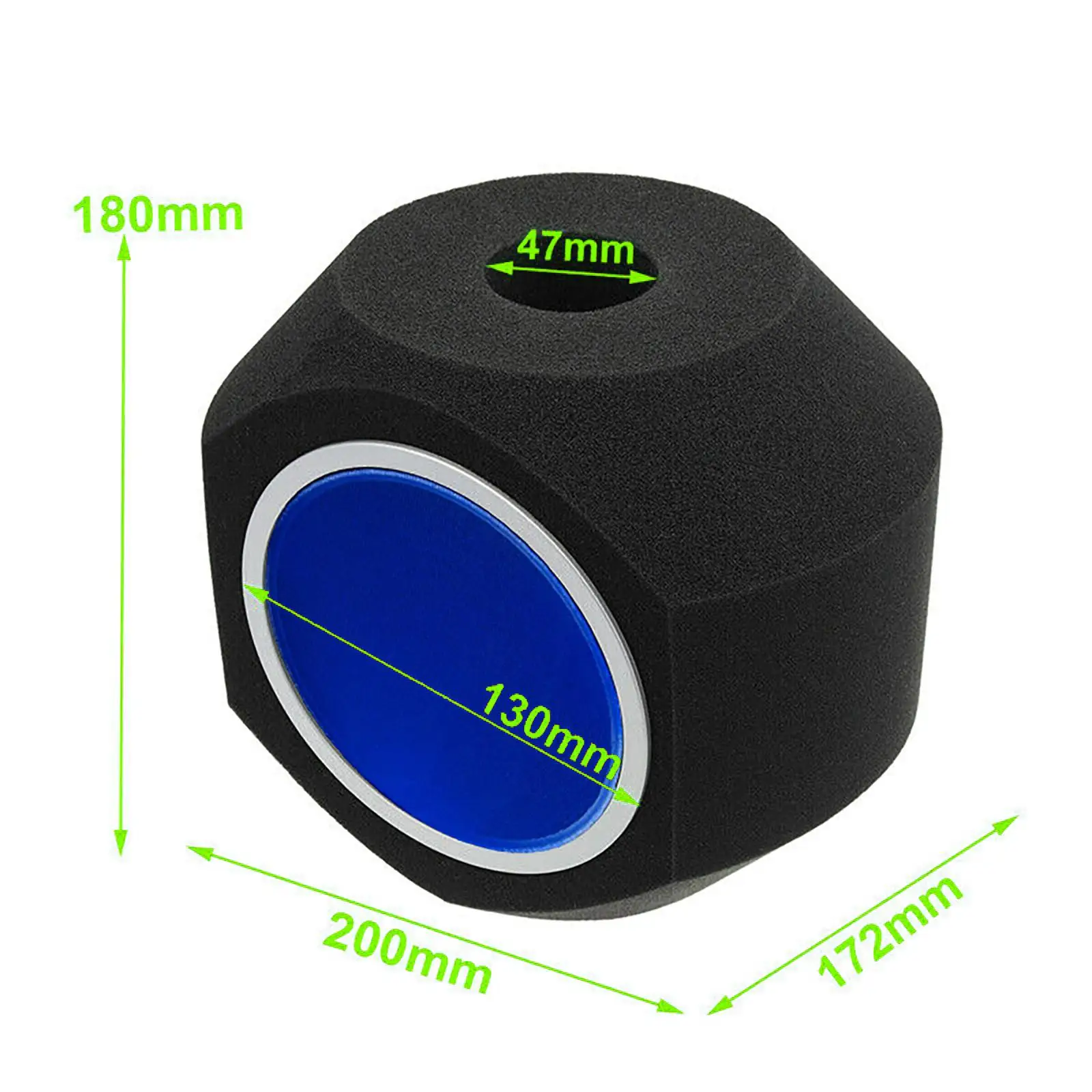 Acoustic-Filter-Professional-Portable-Microphone-Foam-Balls-Filter-for ...
